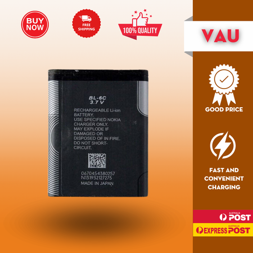 Replace Battery BL6C BL-6C for NOKIA 6155 6155i 6165 6235 6235i 6236i ...