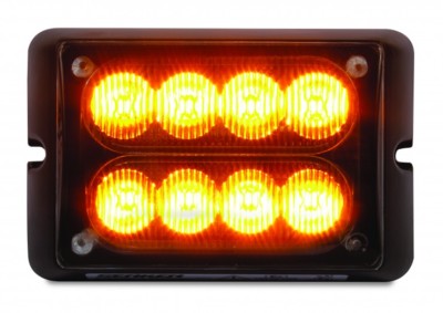 Custer Products Dual Row High Power Amber LED Warning Light | eBay