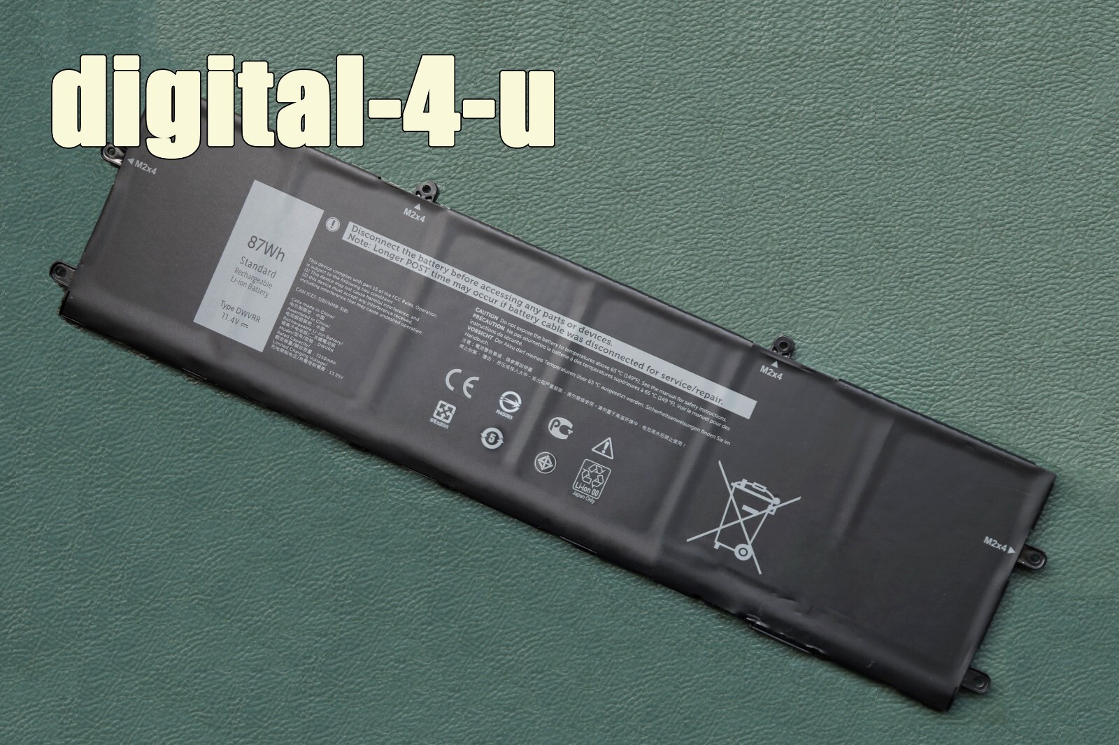 New DWVRR 87Wh Battery for Alienware X15 R1 R2 X17 R1 R2 Laptop 0817GN ...