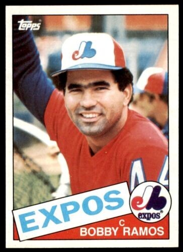 1985 Topps #407 Bobby Ramos Catcher Montreal Expos FREE shipping | eBay