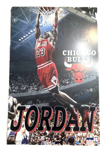 NBA MICHAEL JORDAN II POSTER- BASELINE DUNK-STARLINE 1696 BRAND-VTG ...