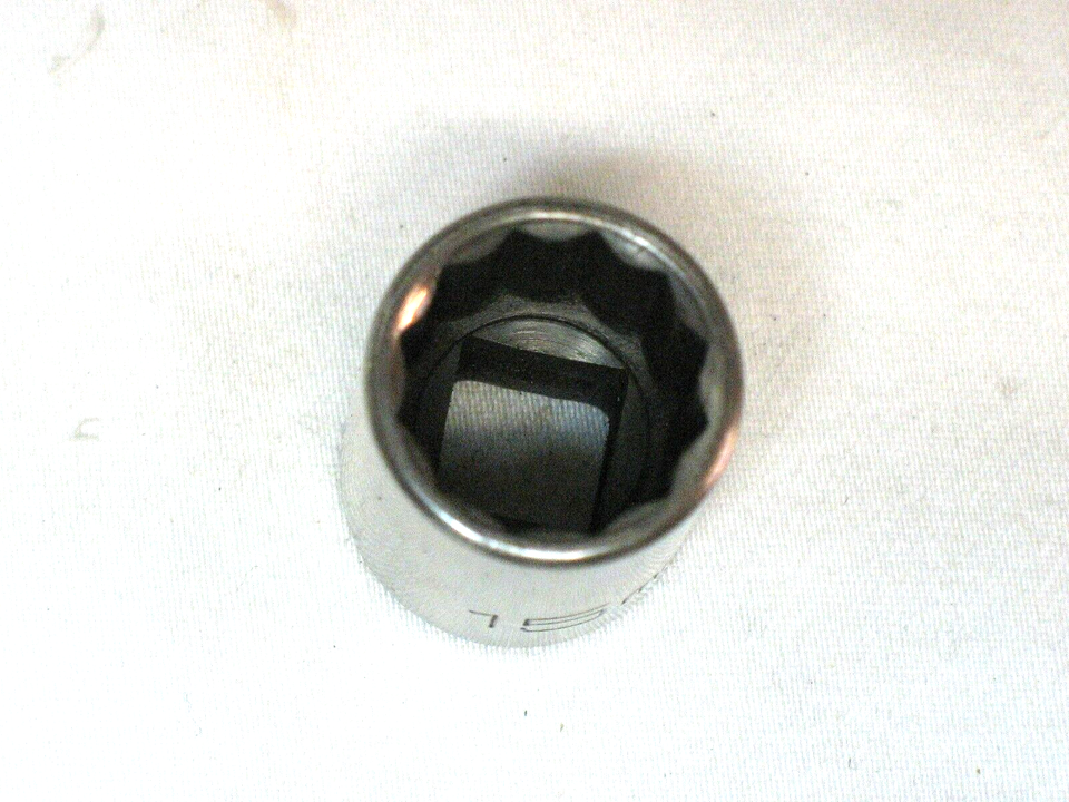 Matco Tools 3/8 Drive 15MM Metric 12 point Chrome Shallow Socket B15M2 ...