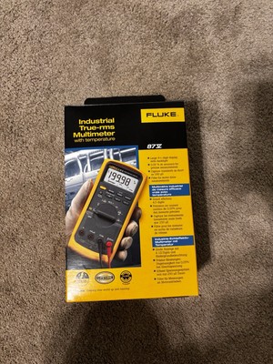Fluke 87V Industrial True RMS Digital Multimeter With Temperature ...
