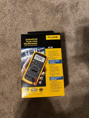 Fluke 87V Industrial True RMS Digital Multimeter With Temperature ...