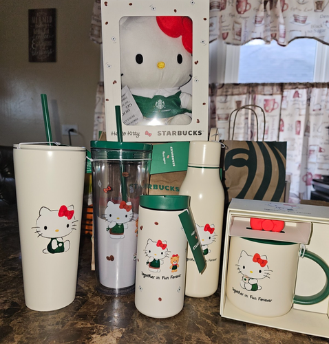 Starbucks Full Hello Kitty Collection Set, All 6 Items! | eBay