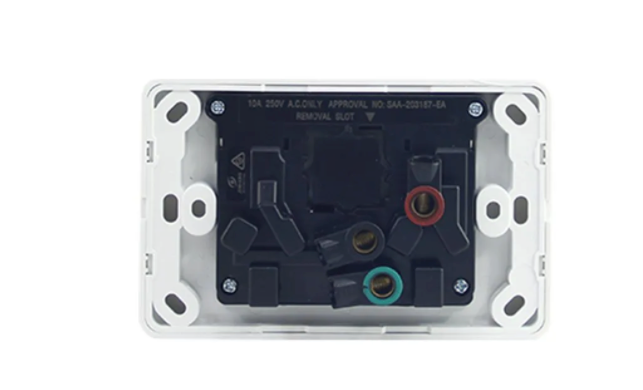 DOUBLE POLE GPO Power Point DGPO 240v Outlet For Caravans, Trailers ...