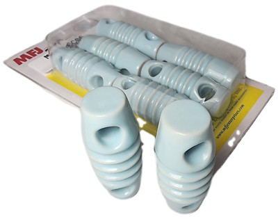 MFJ-16C06, 6-Pack Real Glazed Ceramic "DOG BONE" Antenna Insulator | eBay