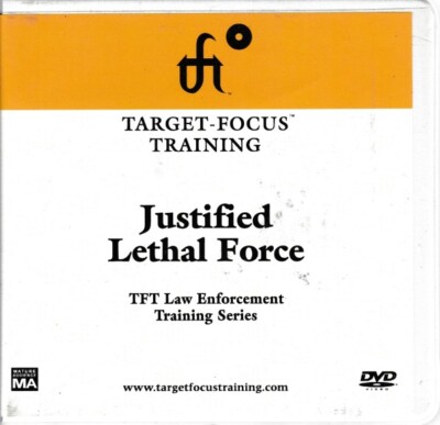 Target-Focus Training: Justified Lethal Force 3-Disc Set DVD VIDEO law ...