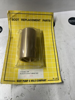 Scot Replacement Parts 110.000.398 Sleeve Shaft Bronze New | eBay