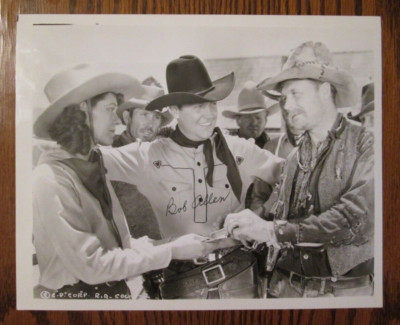 VINTAGE BOB ALLEN Auto Signed 8 x 10 B & W Photo RECKLESS RANGER | eBay