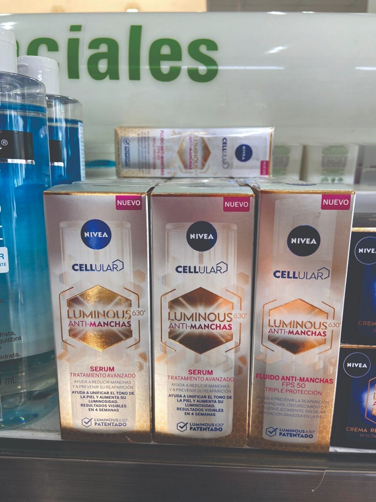 Nivea Luminous NIVEA LUMINOUS 360 ANTI-DARK SPOTS FACIAL FLUID FPS 50 X ...