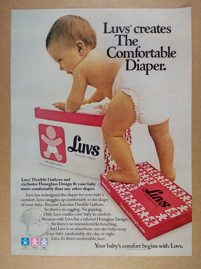 Vintage Luvs Diapers