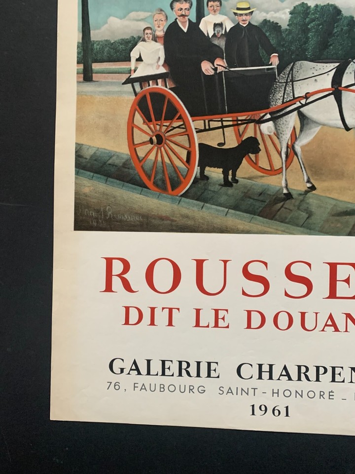 Rousseau Dit Le Douanier Galerie Charpentier Mourlot Original Poster | eBay