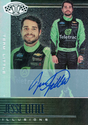 2020 PANINI CHRONICLES RACING JESSE LITTLE ILLUSION #7 AUTOGRAPH CARD ...