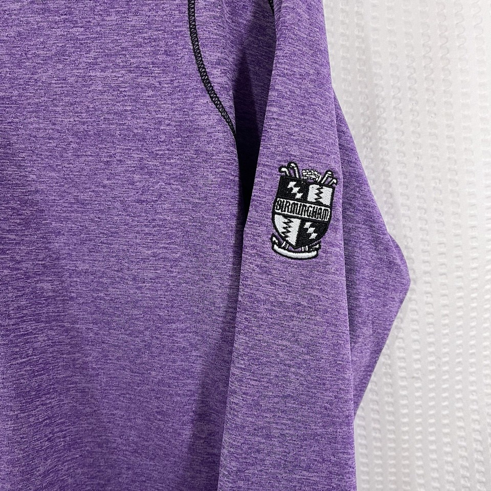 FootJoy FJ 1/4 Zip Womens Medium Pullover Purple Lightweight Golf ...