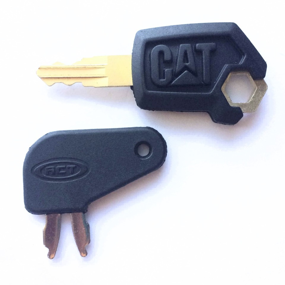 Caterpillar Equipment Key Set Ignition and Battery Disconnect Keys with ...
