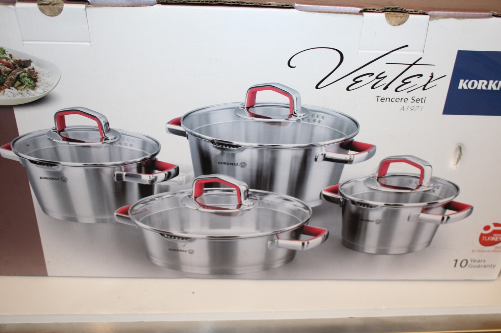 Korkmaz Vertex 8 Piece Cookware Set A1971 New in box | eBay