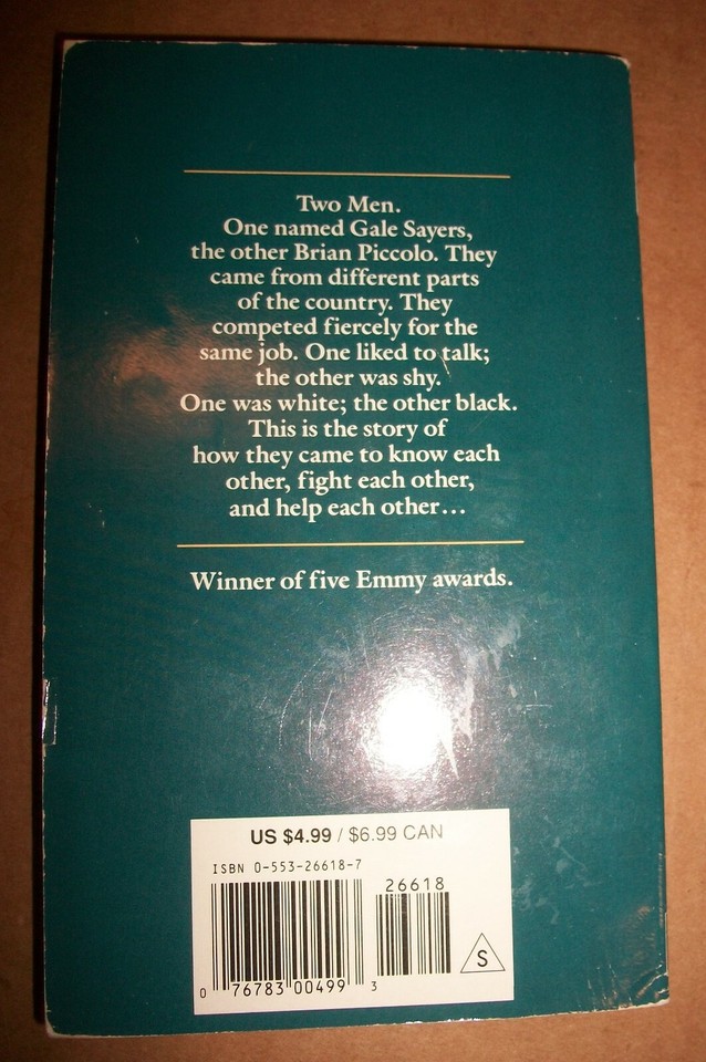Brian's Song William Blinn 1972 Bantam paperback 46th print $4.99 ...