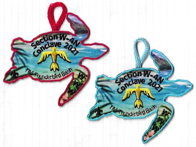 BSA OA SECTION W4N 2021 CONCLAVE LOT OF 2 RED/BLUE LODGE'S 33-90-249 ...