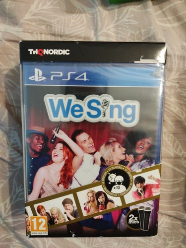 WE Sing PS4 PLAYSTATION 4 PAL ITA UK Fr ESP DEU + 2 microfoni nuovo ...