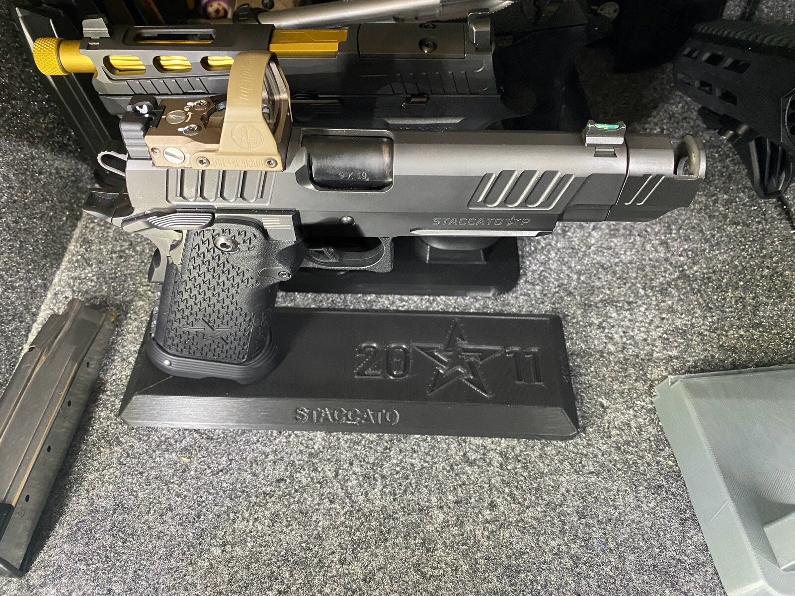 2011 Staccato Pistol Display Stand - Black - Organize Your Gun Safe | eBay