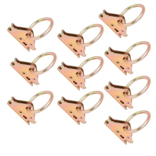 10PK 2" E Track O Ring Tie Down Fittings for Enclosed Trailers & Cargo ...