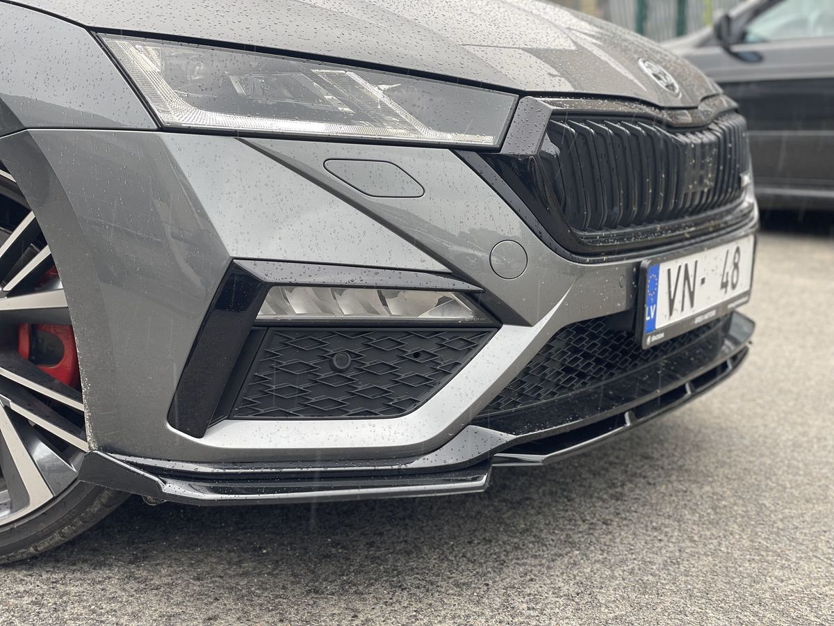 Front Bumper spoiler splitter skirt valance For Skoda Octavia RS vRS NX ...