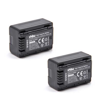2 Batteries pour Panasonic HC-V720 HC-V520MGK HC-V520M HC-V520GK ...