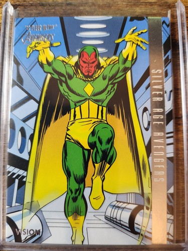 2022 Marvel Fleer Ultra Avengers Vision Silver Age Avenger #114 | eBay