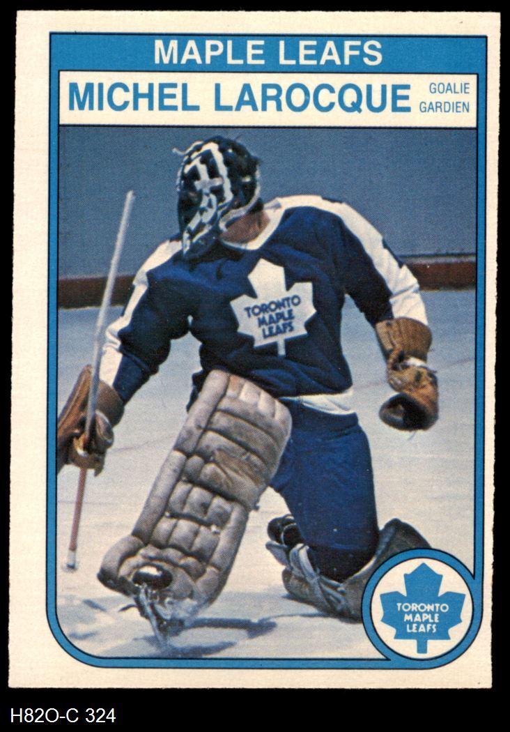 1982 O-Pee-Chee #324 Michel Larocque Maple Leafs 8 - NM/MT | eBay