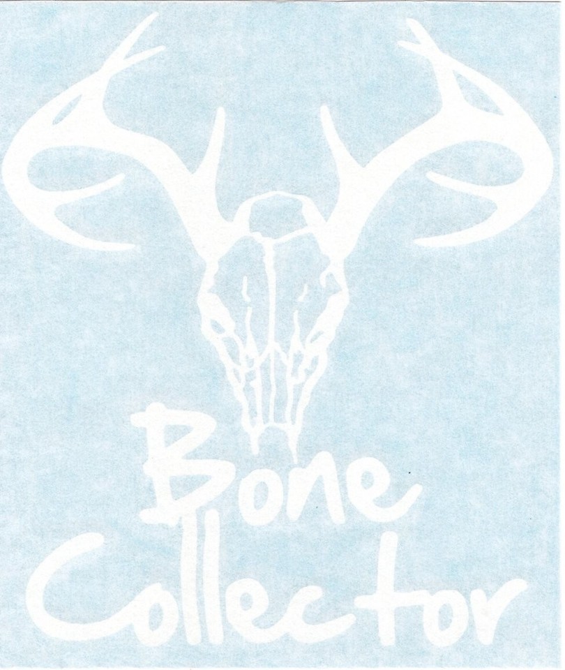 Bone Collector Deer Skull - Elk Hunter Hunting Car Vinyl Decal Sticker ...