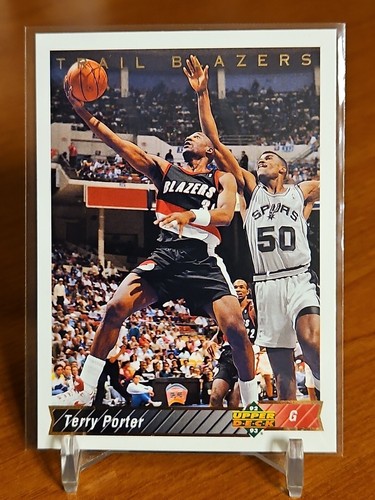 1992-93 Upper Deck Basketball Card Terry Porter Portland Trail Blazers ...