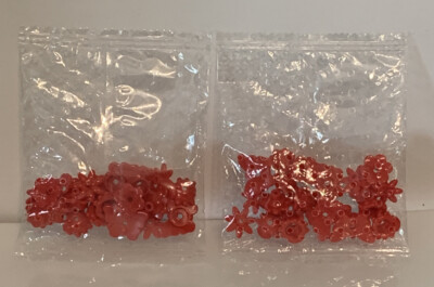 NEW Sealed Lot of 2 Lego Flower & Insect Packs Red Flowers Butterflies ...