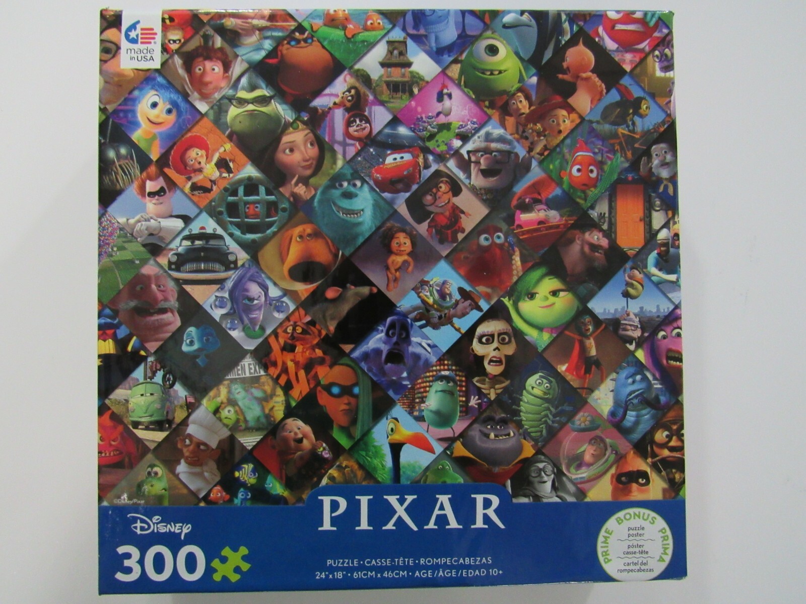 Disney Pixar Movie Clips Poster Puzzle 300 Piece by Ceaco 24 X 18 ...