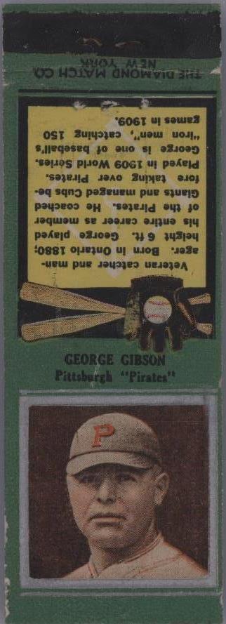 1934 Diamond Matchbooks - U1 George Gibson Green (RC) for sale online ...