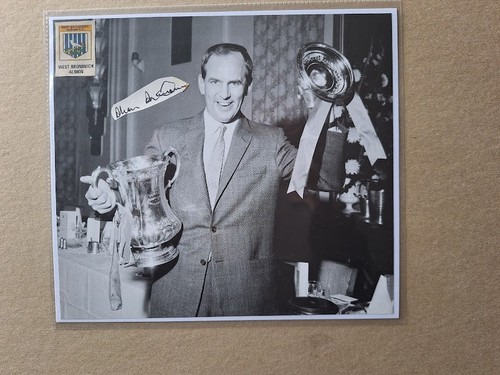 WEST BROM 1968 F.A.CUP FINAL PHOTOCARD HAND-SIGNED MANAGER ALAN ASHMAN ...