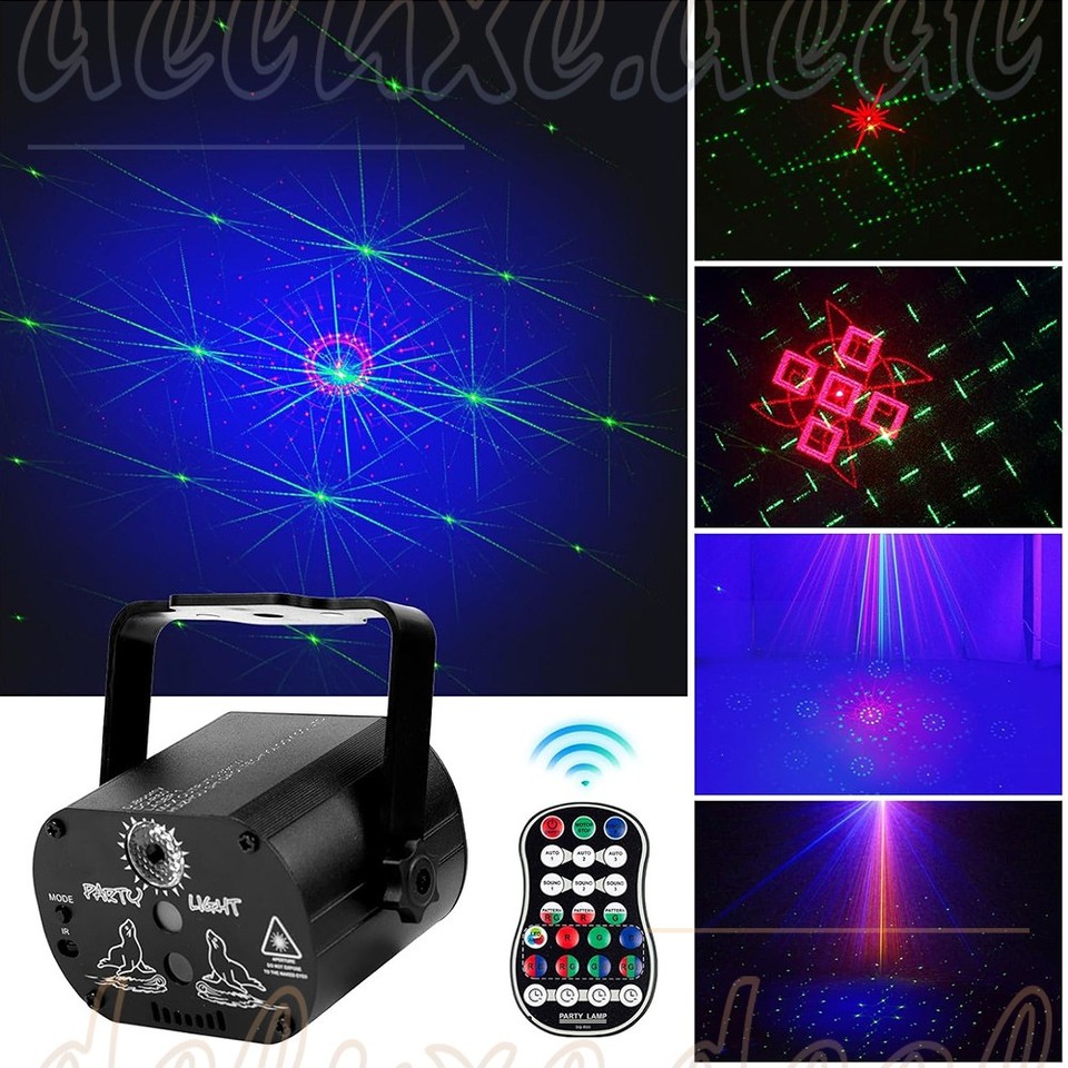 480 Patterns Laser Projector Stage Light LED RGB Party KTV Club Disco ...