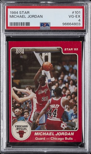1984 STAR #101 MICHAEL JORDAN ROOKIE RC PSA 4 | eBay