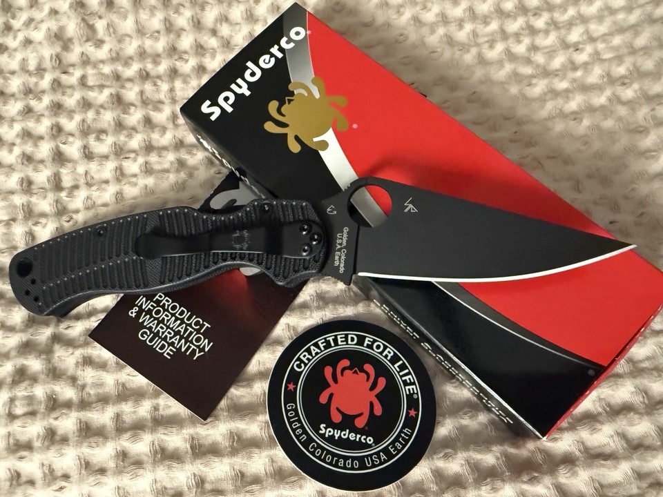 Spyderco Paramilitary 2 Salt MagnaCut DLC PM2 C81GMCBKP2 | eBay