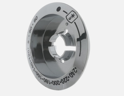 Belling Classic Fan Oven Cooker Control Dial Knob Bezel Silver Chrome ...