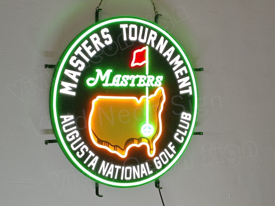 Masters Tournament Augusta National Golf 24" Vivid LED Neon Sign Lamp ...