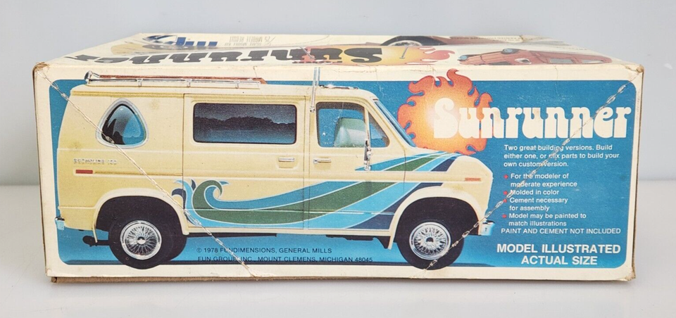 1978 MPC Ford Sunrunner Van 1/25 Scale Plastic Model Kit 1-0421 ...