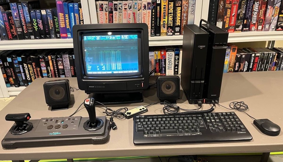 Sharp CZ-601C-BK X68000 Japanese computer system complete in box | eBay
