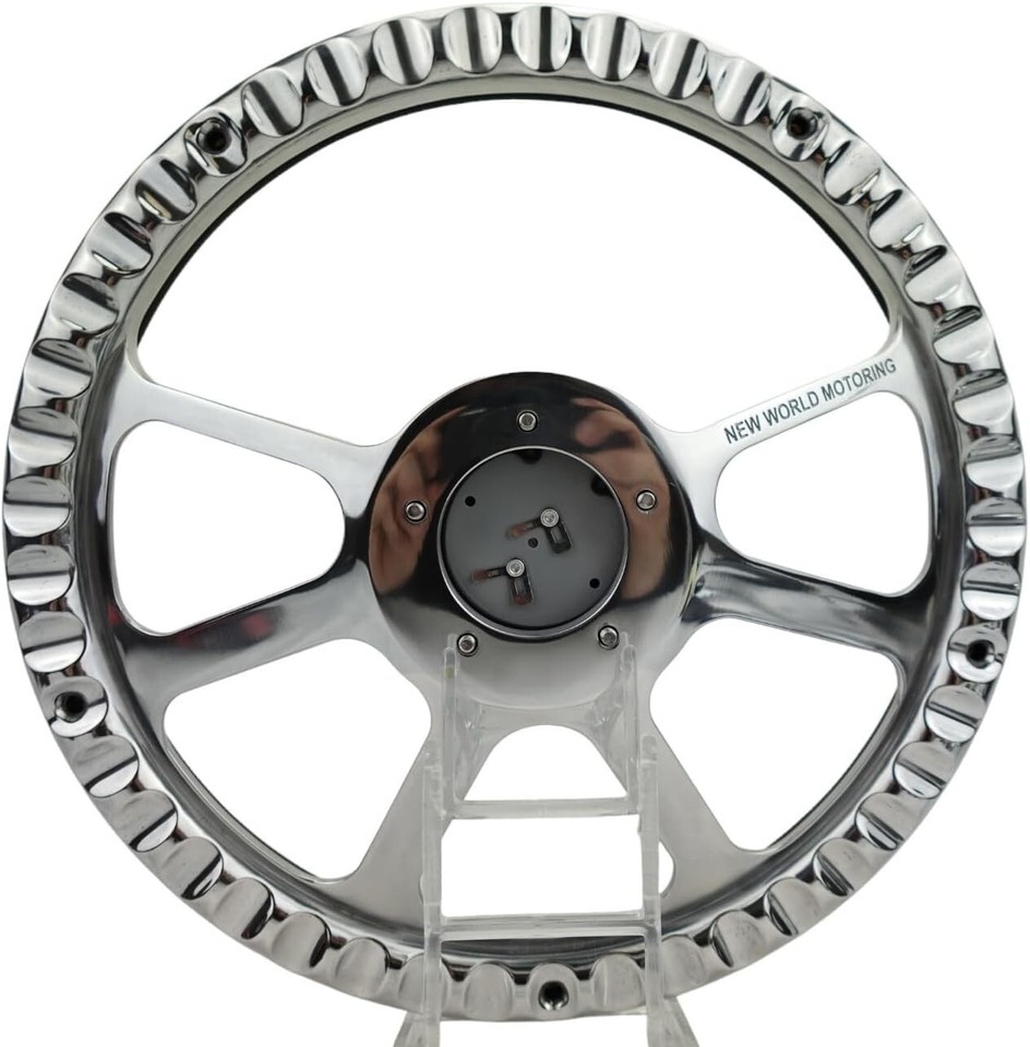 SS Chevelle Nova Camaro Impala 3 Spoke polished Steering Wheel 14" SS ...