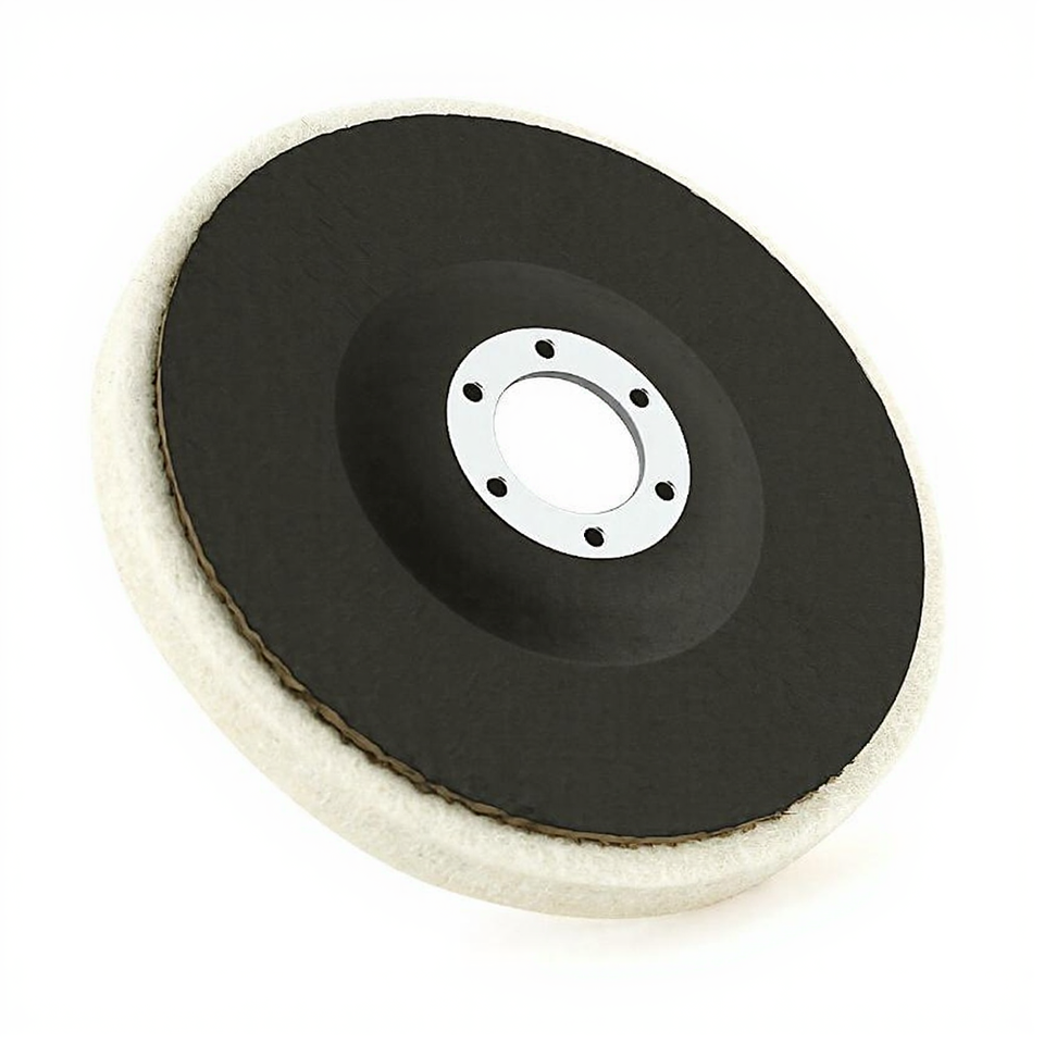 125mm Wool Polishing Pad with 22.23mm Hole for Angle Grinder For Metal ...