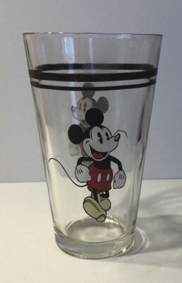 Vintage Gibson Disney Mickey Mouse Tumbler Glass 5.75” B53 | eBay