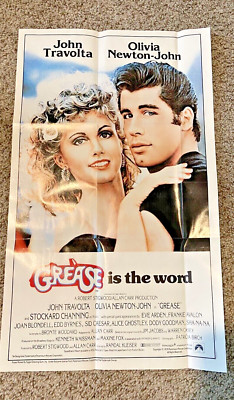1981 Topps GREASE Movie Giant Pin-Up .... 12x20" | eBay