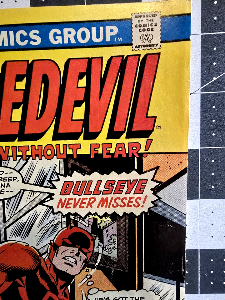 Marvel 1976 Daredevil #131 1st Bullseye- 1st appearance of Bullseye ...
