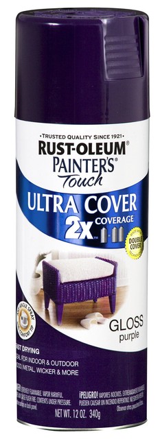 Rust-Oleum 249097 Painter's Touch 2x Ultra Cover 12 Oz Gloss Purple for ...