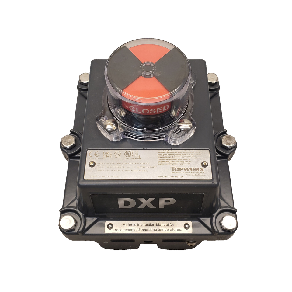 EMERSON TopWorx DXP-L21GNEB Discrete Valve Controller SPDT GO Switches ...